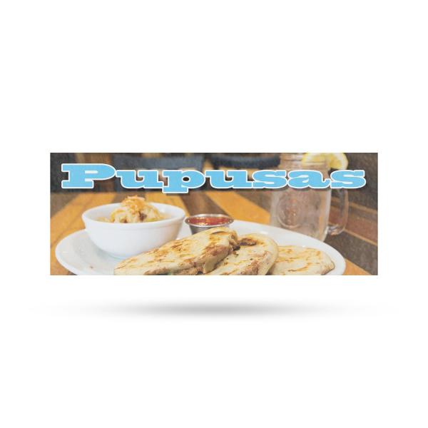 ・Decal Size: 24 Inch x 9 Inch・Promote your authentic dishes with our "Pupusas" decal, ideal for restaurants and food sta...