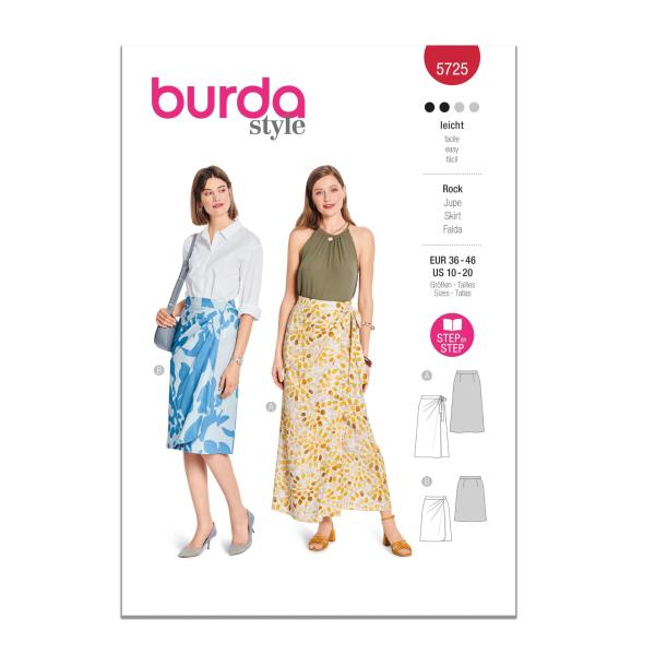 ・Burdaパターンキットには、生地を切り取るためのパターンピース、縫製プロセスをガイドするステップバイステップの書かれたイラストの説明、生地とトリムの選択方法、サイズ情報が含まれています。・これらの服の縫製パターンは、ミスサイズ10-20...