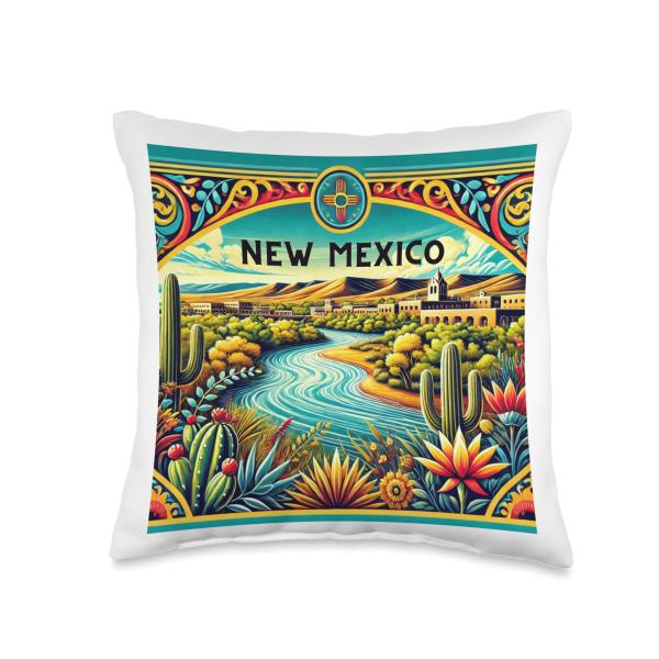 ・Features a serene and detailed depiction of the Rio Grande river flowing through New Mexico's desert terrain.・Perfect f...