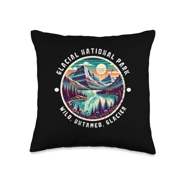 ・Glacier National Park design. Showcase your affection for untamed wilderness with this stunning design inspired by Glac...