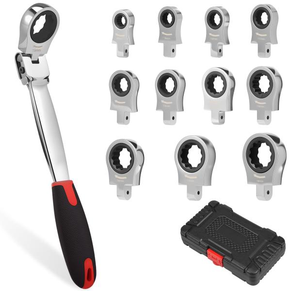 ・(*^_^*) Product Material: Using chrome vanadium steel precision forging and salt spray test, the ratchet wrench is not ...