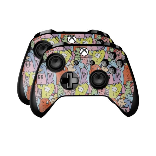 ・2 Pack of Skins: Includes 2 Skins for a Xbox One Controller・Goofy Pals: Celebrate fun with Goofy Pals. Bold, quirky cha...
