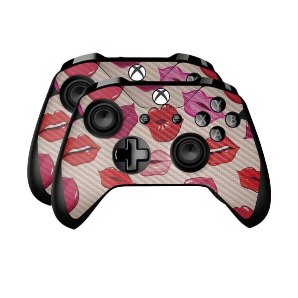 ・2 Pack of Skins: Includes 2 Skins for a Xbox One Controller・Many Kisses: Spread love with Many Kisses. Fun, flirty patt...