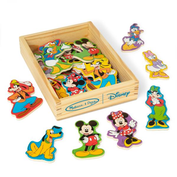 ・子供用ディズニーマグネットセット - ディズニーミッキー、ミニー、グーフィー、ドナルド、デイジーなどのカラフルな木製マグネットが20個入っています。 分厚い握りやすいピースは、学習やごっこ遊びを楽しく魅力的にします。・知育玩具 - 細かい...