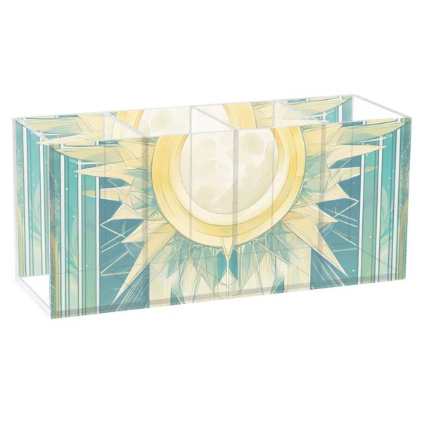 ・Ample Storage: This Pencil Cup measures about 7.87 x 2.48 x 3.54 inch/ 20 x 6.3 x 9 cm. With four spacious compartments...