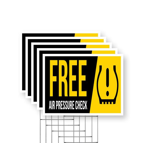 ・Yard Sign Size: 5 Pack of 12 Inch x 16 Inch - Double-sided yard sign featuring graphics on the front and back.・Promote ...