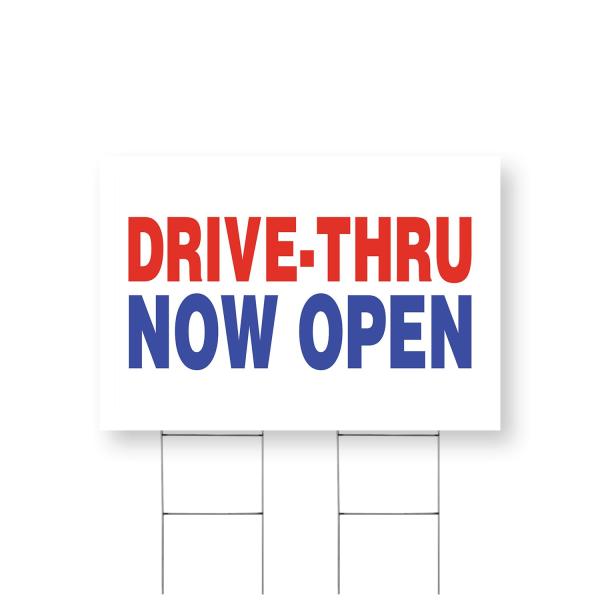 ・Yard Sign Size: 24 Inch x 36 Inch - Double-sided yard sign featuring graphics on the front and back.・Let customers know...