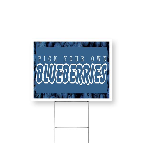 ・Yard Sign Size: 12 Inch x 16 Inch - Double-sided yard sign featuring graphics on the front and back.・Advertise your blu...