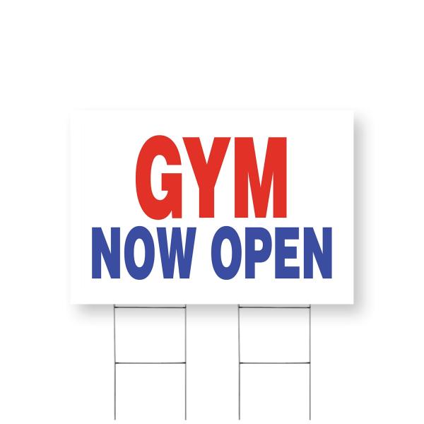 ・Yard Sign Size: 24 Inch x 36 Inch - Double-sided yard sign featuring graphics on the front and back.・Attract fitness en...