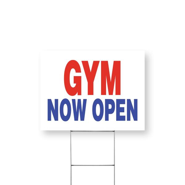 ・Yard Sign Size: 18 Inch x 24 Inch - Single-sided yard sign featuring graphics on the front side only.・Attract fitness e...