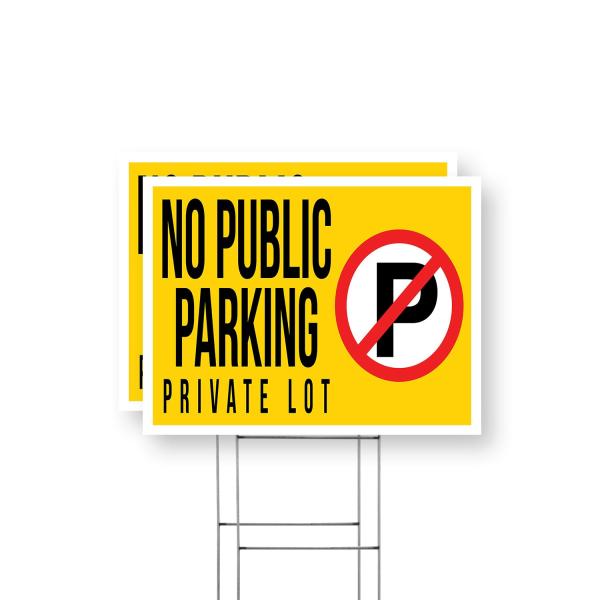 ・Yard Sign Size: 2 Pack of 12 Inch x 16 Inch - Double-sided yard sign featuring graphics on the front and back.・Keep you...