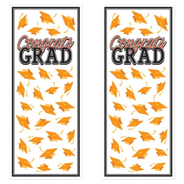 ・お祝い卒業デザイン:ドアカバー2枚を受け取り、大胆な「Congrats Grad」の文字と鮮やかなオレンジ色の卒業キャップグラフィックが特徴で、学業成績を祝うのに最適です。・耐久性のある全天候型素材:屋内外での使用に適したプラスチック製で...