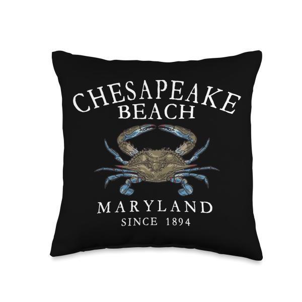 ・Chesapeake Bay Maryland Since 1894 blue claw crab white letters vintage sea life gift for Mom or Dad, or Chesapeake Bay...