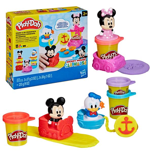 ・IMAGINE MINI PLAY-DOH DISNEY ADVENTURES: Sensory play and imagination toys come together in this Disney Junior Play-Doh...