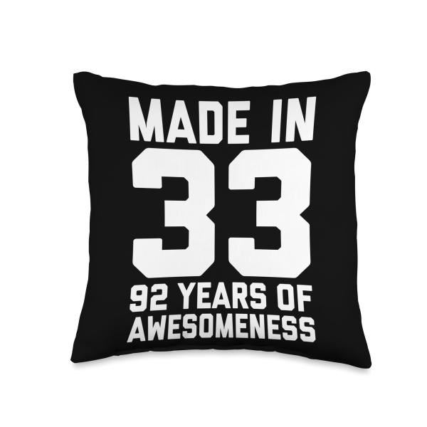 ・Calling all awesome 92 year olds! Our new 2025 design for adults born in 1933 is here to celebrate your 92nd Birthday t...