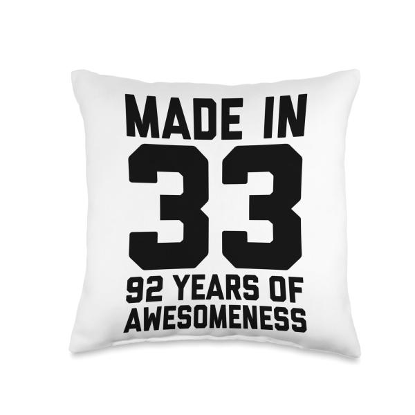 ・Calling all awesome 92 year olds! Our new 2025 design for adults born in 1933 is here to celebrate your 92nd Birthday t...