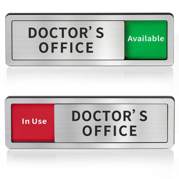 ・【Premium Metal Finish】The brushed silver finish adds elegant luxury to doors. Its sturdy metal construction withstands ...