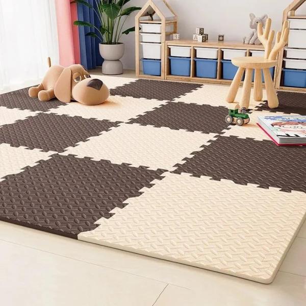 ・【Durable and Thick Design】Made from high-quality EVA foam material, these mats are built to last and withstand daily we...