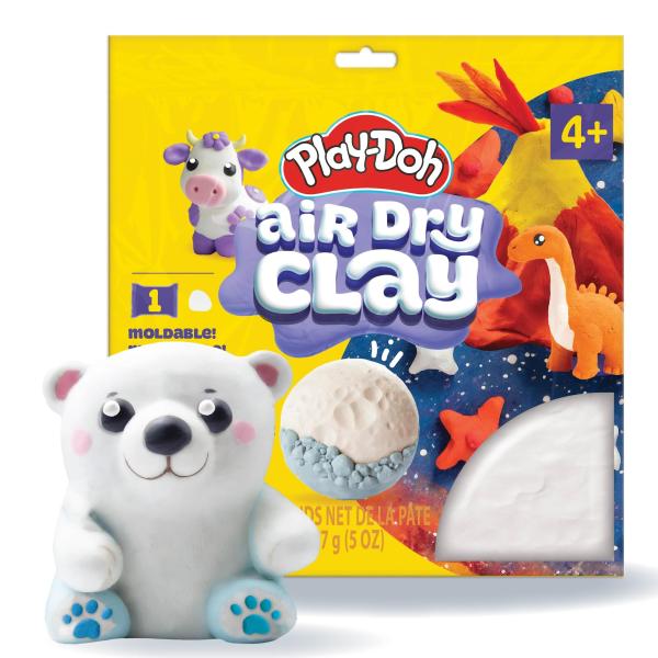 ・スクイッシュホワイト空気乾燥粘土:5オンスのオールホワイトのPlay-Doh Air Dry粘土で、想像力の無限の可能性を発見しましょう。無限のカスタマイズに最適な空白のキャンバスです。・カスタマイズ可能:作成前、作成中、作成後に塗料を追...