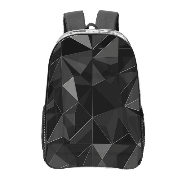 ・Classic And Functionality In One:This Transparent Backpack Adding A Stylish Touch To Your Outfit. It Features Visibilit...