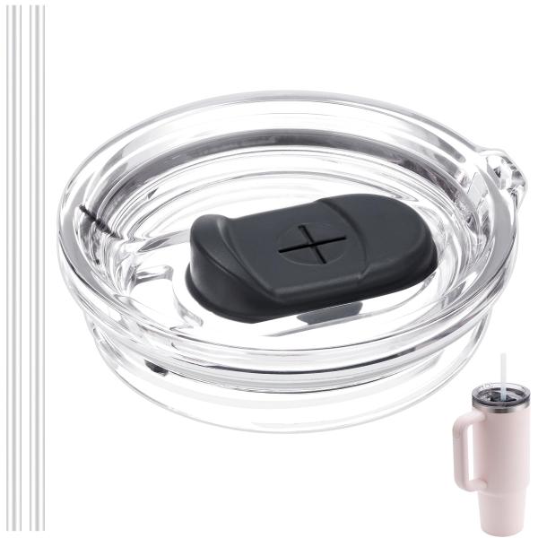 ・【Designed for Convenience】Unique slider design, two ways to drink, whether you want to sip gracefully with a straw or t...