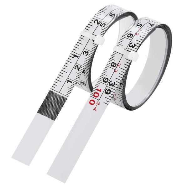 ・PACKAGE INCLUDES: Comes with 2 premium self adhesive measuring tape tools made of precision steel, each measuring 39 in...