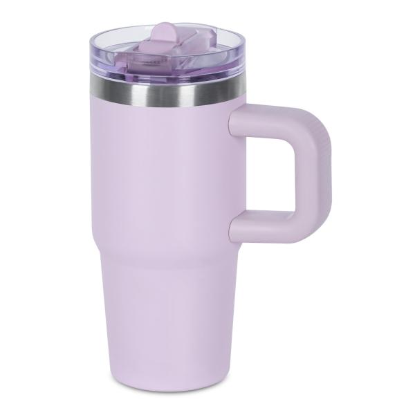・Leak-Proof Flip Straw Lid : Our 14 oz flip straw tumbler with handle is ideal for your child. Easy to sip, snaps shut t...