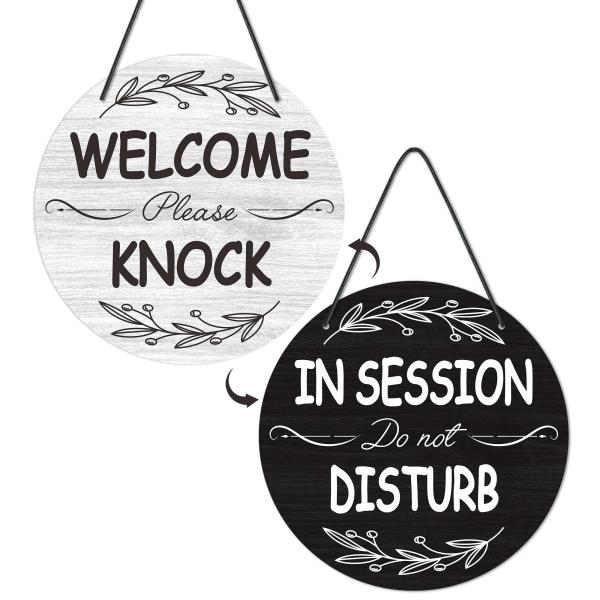 ・?【PACKAGING CONTENT】:You will receive a cute round do not disturb door hanger sign for office, which is made of thick P...