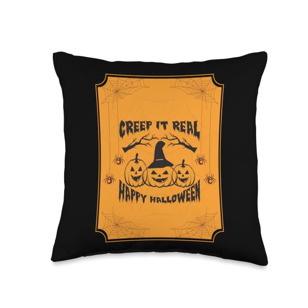 ・Funny Halloween Creep It Real Pumpkin ticket graphic design for women, men, kids, teens, youth o anyone who likes Hallo...