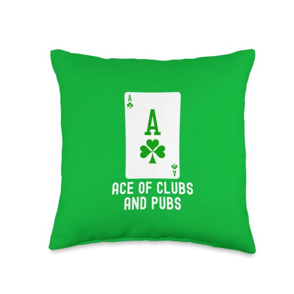 ・St Patrick Day T. Ace Of Clubs And Pubs Playing Card T. It fits best ace playing card costume and playing card accessor...
