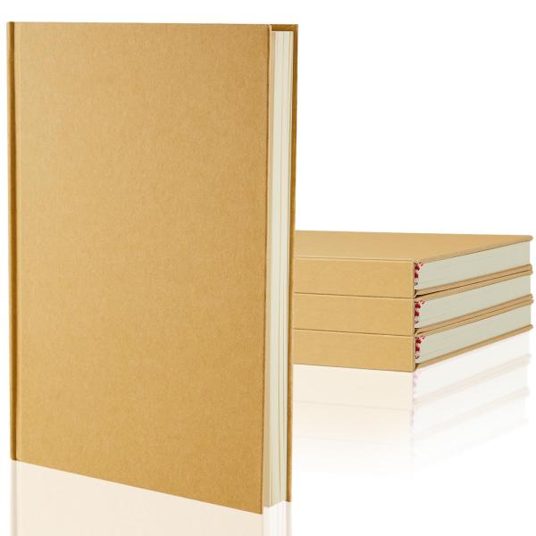 ・商品内容:A5の空白のスケッチブックが4枚入ります。ハードカバーのブランクノートにはそれぞれ100枚、合計200ページの中紙が入っています。このセットはほとんどの使用や交換のニーズを満たします。・詳細なサイズ:これらのハードカバージャーナ...