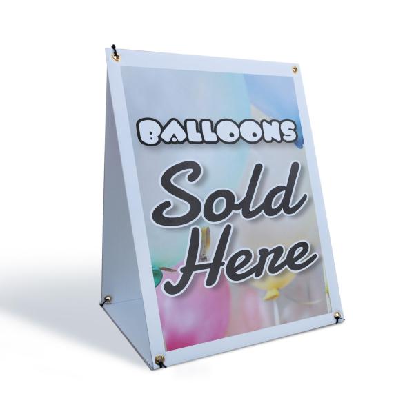 ・Lightweight "A Frame" with 18" x 24" Printed graphics on front and back.・Brighten your business with this eye-catching ...
