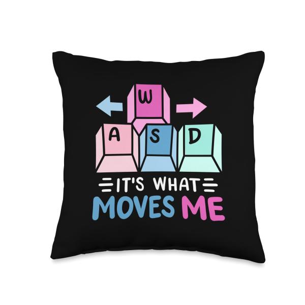 ・WSAD It's What Moves Me, Get this hilarious gamer girl outfit, perfect for all video and PC gamers to show off her gami...