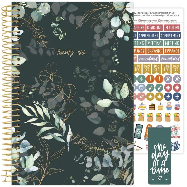 ・女性用ブルームプランナー2026で整理整頓しましょう。 スケジュール管理が簡単にできるウィークリー＆マンスリープランナーです。 20種類のスタイリッシュなカバーオプションからお選びください。当社のストアにアクセスして、その他のデザインやイ...