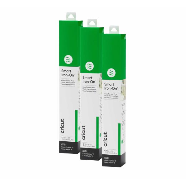 ・内容 - Cricutスマートアイロン接着HTVビニール3ロール、グラスグリーン - 3フィートロール(12インチx36インチ)・クラフトパーソナライズされたDIYプロジェクト - Cricutスマートアイロン接着ビニールで、衣類やディス...