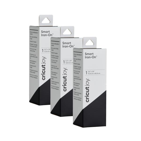 ・内容 - Cricut Joy用Cricutスマートアイロン接着HTVビニール3ロール、ブラック - 2フィートロール(5.5インチx24インチ)・クラフトパーソナライズされたDIYプロジェクト - Cricutスマートアイロン接着ビニー...