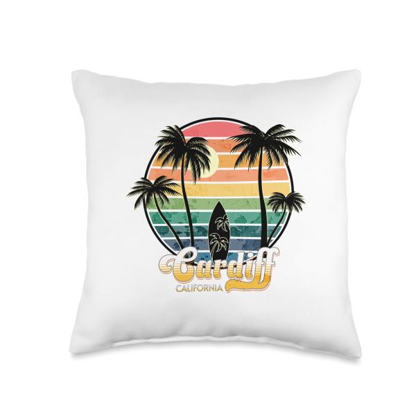 ・Show your love for Cardiff-by-the-Sea California CA with this classic retro stylish beach shirt.・Original design by loc...