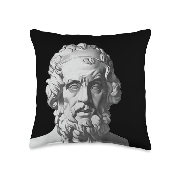 ・Cast drawing by Charles Bargue of Homer, Homer The Odyssey, Charles Bargue Plate・100% spun-polyester fabric・Double-side...