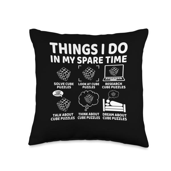 ・Things I Do in My Spare Time Funny Cube Puzzle Speed Cubing funny cute design! It's also a perfect present for your mom...