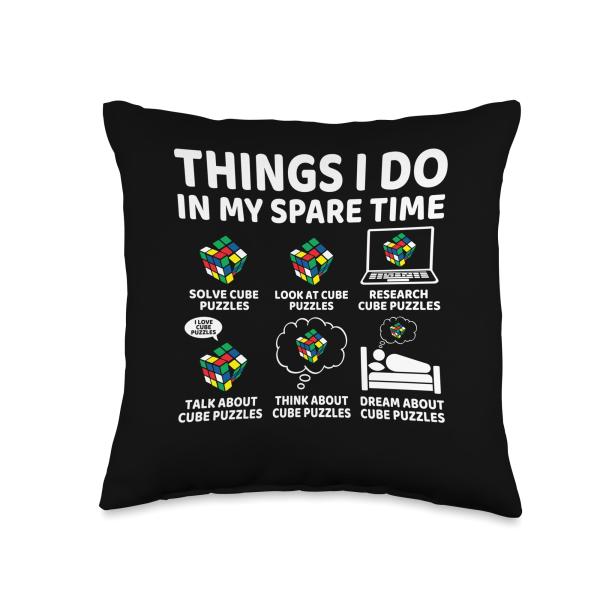 ・Things I Do in My Spare Time Funny Cube Puzzle Speed Cubing funny cute design! It's also a perfect present for your mom...