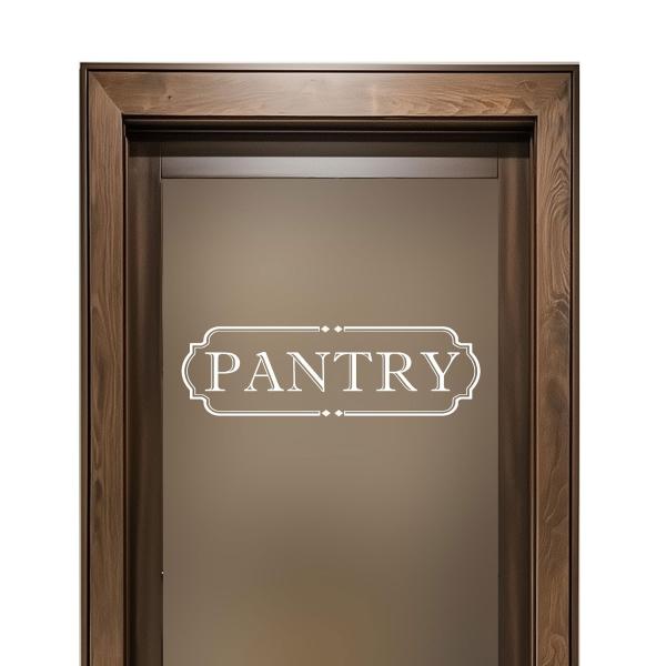 ・Elegant ＆ Versatile Design: Enhance your kitchen or pantry with our Pantry Decal Vinyl. Featuring a sleek and modern de...