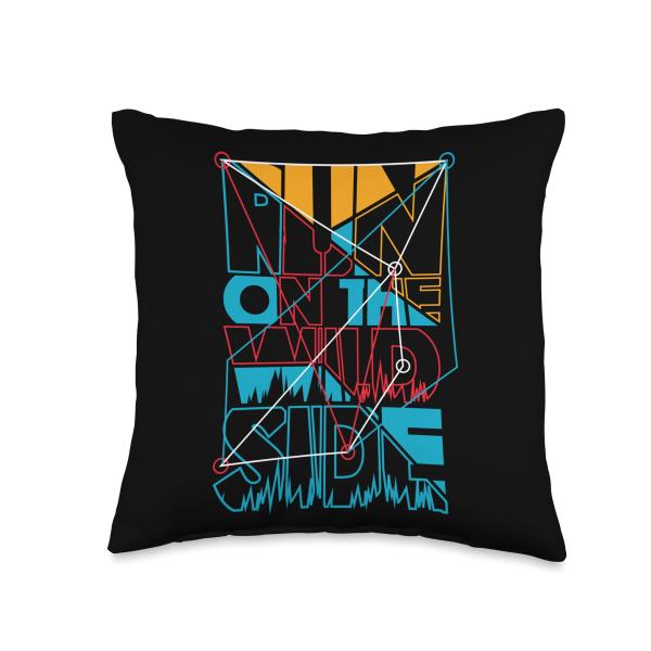 ・In this design, creativity and dynamic energy come together in the popping drawn words "Wild Side" in an artistic style...