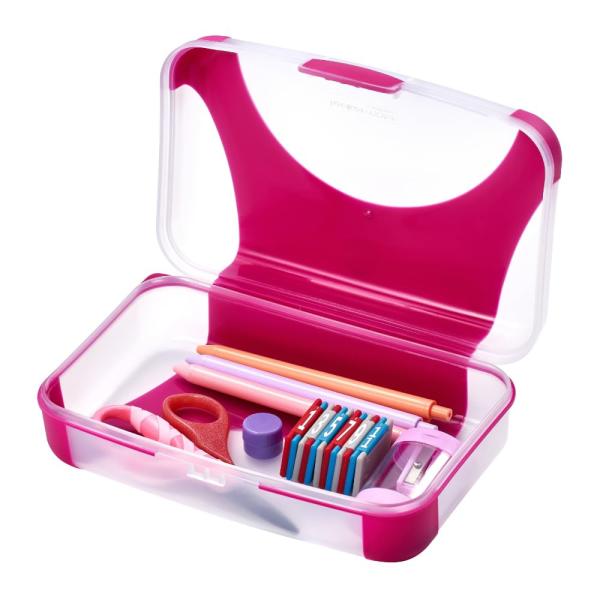 ・Stores all school supplies such as pens, pencils, scissors and more・Opens 1 Million+ times without breaking・Made with a...