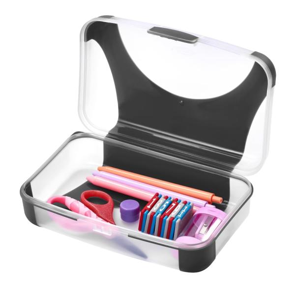・Stores all school supplies such as pens, pencils, scissors and more・Opens 1 Million+ times without breaking・Made with a...