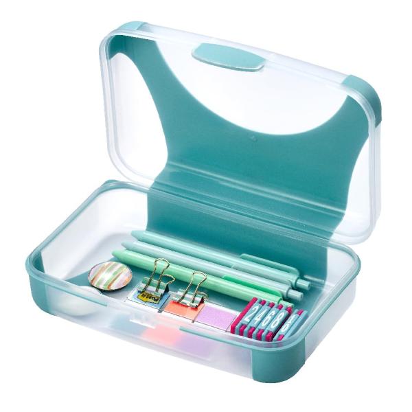 ・Stores all school supplies such as pens, pencils, scissors and more・Opens 1 Million+ times without breaking・Made with a...