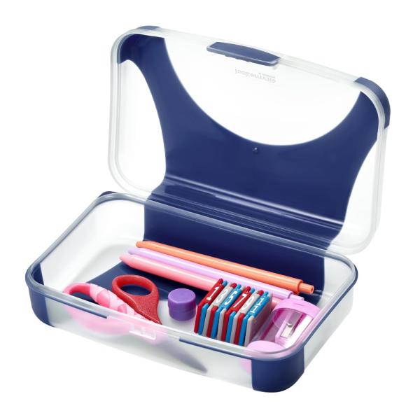 ・Stores all school supplies such as pens, pencils, scissors and more・Opens 1 Million+ times without breaking・Made with a...