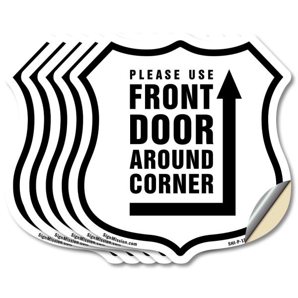 ・DURABLE ALL-WEATHER DESIGN: Our (5 Pack) 4 inch X 4 inch commercial-grade signs are made with UV-protected vinyl label,...