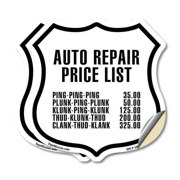 ・DURABLE ALL-WEATHER DESIGN: Our (2 Pack) 4 inch X 4 inch commercial-grade signs are made with UV-protected vinyl label,...