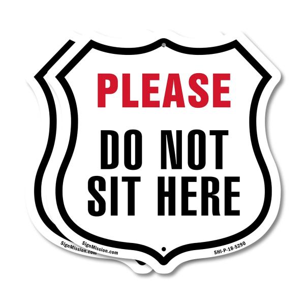 ・DURABLE ALL-WEATHER DESIGN: Our (2 Pack) 12 inch X 12 inch commercial-grade signs are made with UV-protected plastic, e...