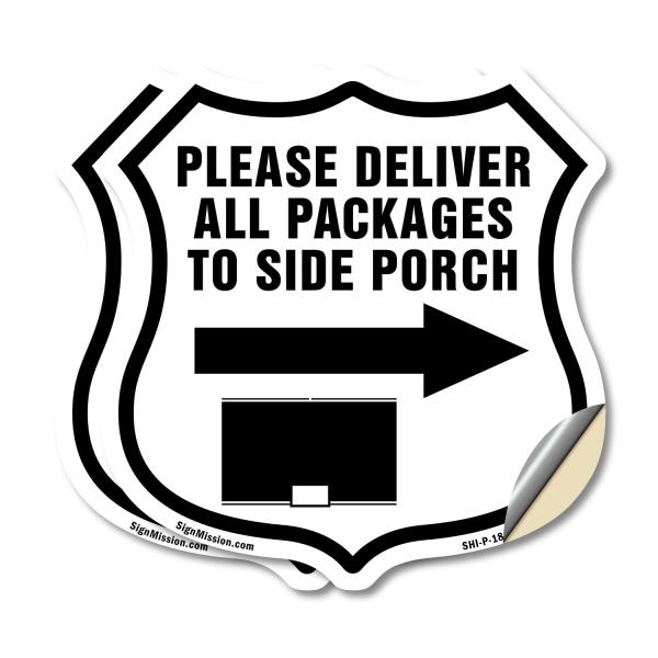 ・DURABLE ALL-WEATHER DESIGN: Our (2 Pack) 4 inch X 4 inch commercial-grade signs are made with UV-protected vinyl label,...